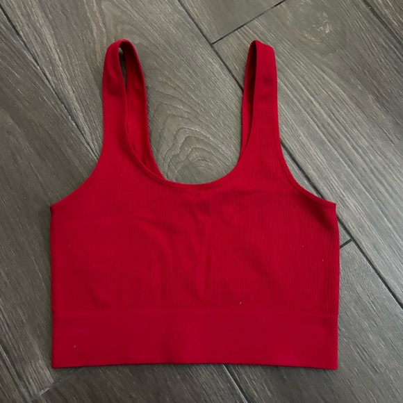 Bozzolo | Tops | Sexy Red Cropped Tank Top | Poshmark